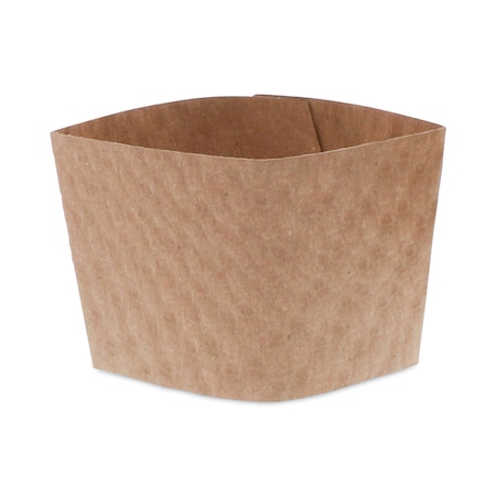 Dopaco Kraft Hot Cup Sleeves, For 10-24 oz Cups, Brown, PK1000 DSLVBRN ...