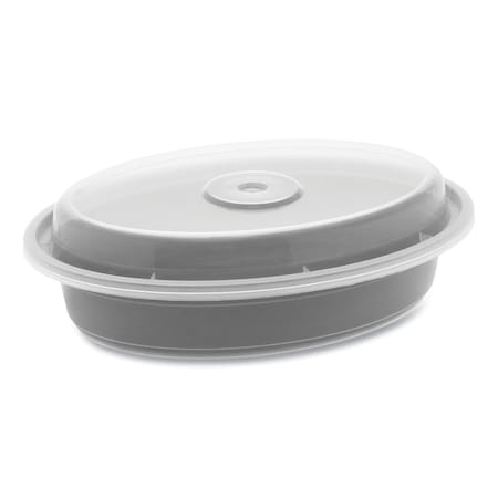 Pactiv Evergreen Newspring VERSAtainer Microwavable Containers, Oval ...
