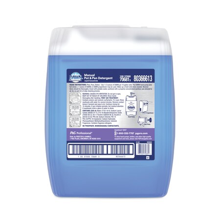 Dawn Professional Manual Pot & Pan Dish Detergent, Original Scent, Five ...