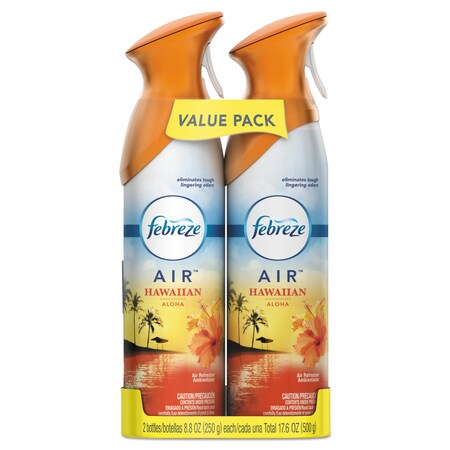 Febreze AIR, Hawaiian Aloha, 8.8 oz Aerosol, PK12 97794 | Zoro