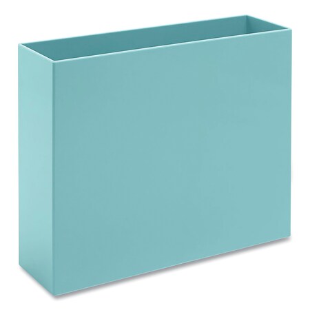 Poppin Plastic File Box, Letter Files, 3.75 x 12.25 x 9.75, Aqua 101274 ...