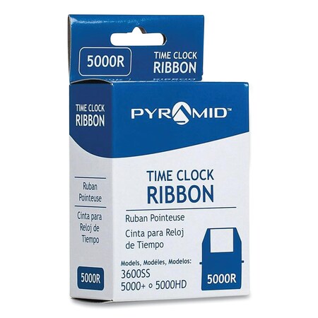 Pyramid Technologies 5000R Time Clock Ribbon, Jet Black 5000R | Zoro