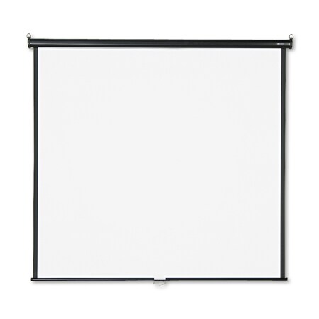 Quartet Wall or Ceiling Projection Screen, 70 x 70, White Matte Finish ...
