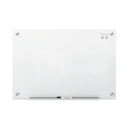 Quartet Infinity Magnetic Glass Marker Board, 24 x18, White G2418W | Zoro