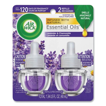 Air Wick Scented Oil Refill, Lavender and Chamomile, 0.67 oz, PK2 62338 ...
