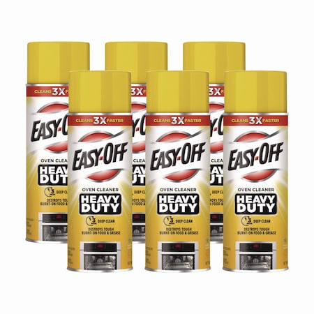 Easy-Off Heavy Duty Oven Cleaner Degreaser, 14.5 oz Aerosol Can, Foam ...