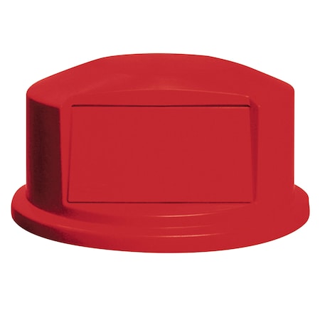 Rubbermaid Commercial Swing Top Lid, Red, Plastic FG264788RED | Zoro