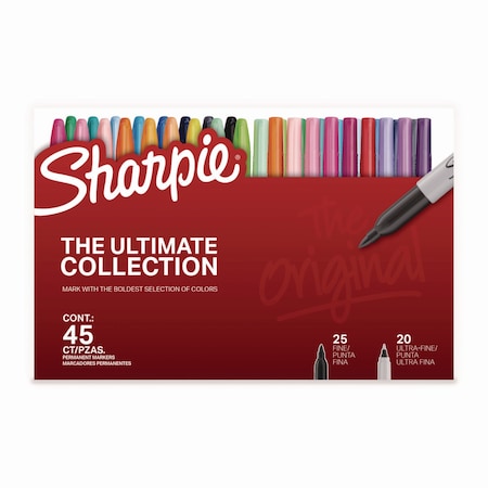 Sharpie Permanent Markers Ultimate Collection, Assorted Tip Sizes ...