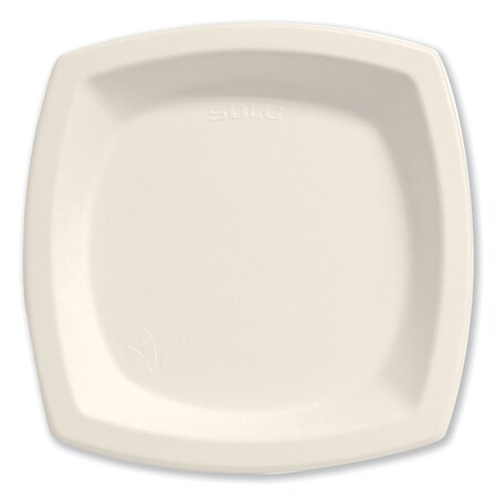 Solo Plate, Eco, 6-45/64 in., Ivory, PK125 6PSC-2050 | Zoro