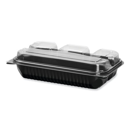 Solo Creative Carryouts Hinged Plastic Hot Deli Boxes, 4-Compartment, 8 ...