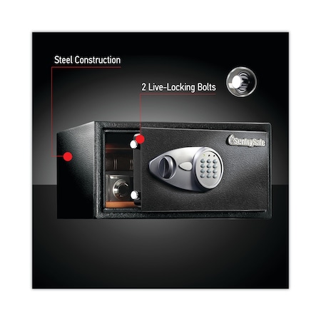 Sentry Safe Security Safe, 1 cu ft, Electronic with override key Lock ...
