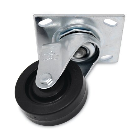 Rubbermaid Commercial Replacement Plate Casters, Rigid Mount Plate, 3.5 ...