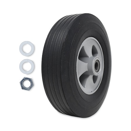 Rubbermaid Commercial Tilt Truck Wheels, 650 lb Weight Capacity, 10 in ...