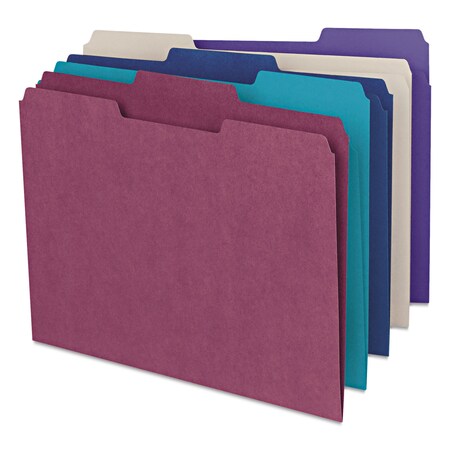 Smead Pressboard Folder Top Tab, Assorted, PK100 11948 | Zoro
