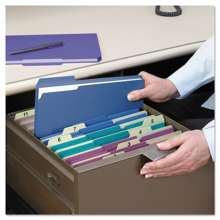 Smead Pressboard Folder Top Tab, Assorted, PK100 11948 | Zoro