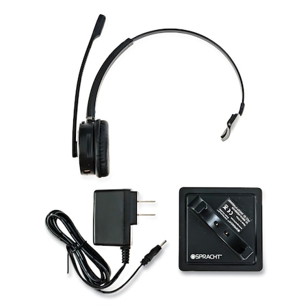 Spracht ZuM Maestro Bluetooth Headset, Monaural, Over-the-Head, Black ...