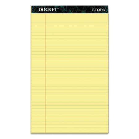 Tops Docket Ruled Perf Pads, Wide/Legal, PK12 63580 | Zoro