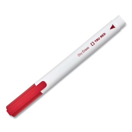 Tru Red Dry Erase Marker, PenStyle, Fine Bullet Tip, Assorted Colors ...