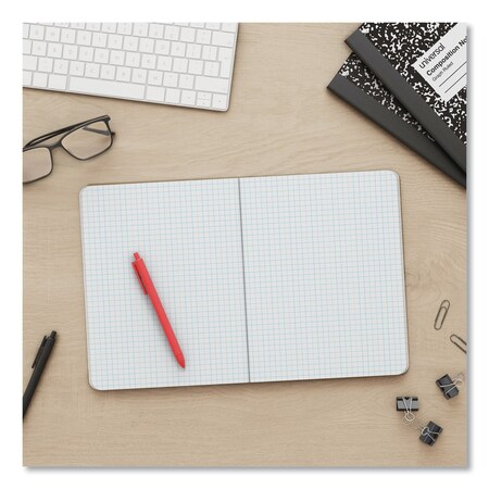 Universal Composition Book, 4 sq/in Quad Rule, Black Marble, 9.75 x 7.5 ...