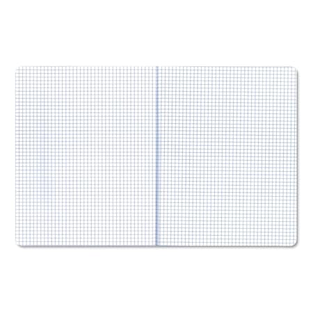 Universal Composition Book, 4 sq/in Quad Rule, Black Marble, 9.75 x 7.5 ...