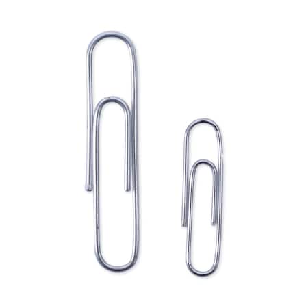 Universal Plastic-Coated Paper Clips, Assorted Sizes, Silver, PK1000 ...