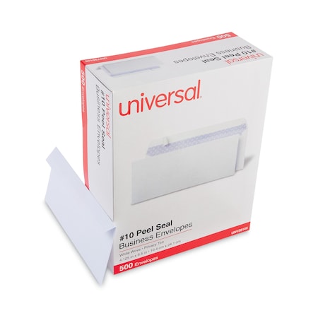 Universal Peel Seal Strip Business Envelope, No10, Square Flap, Self ...