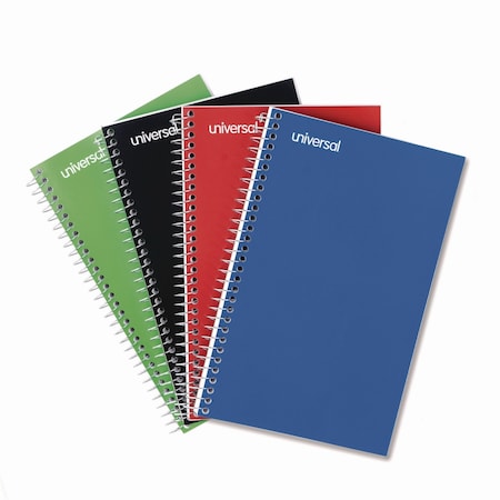 Universal Wirebound Notebook, 3 Sub, Med/Coll, Assorted, 9.5 x 6, 120 ...
