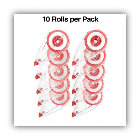 Universal Correction Tape, Mini Economy, Non-Refillable, 1/4" x 275 ...