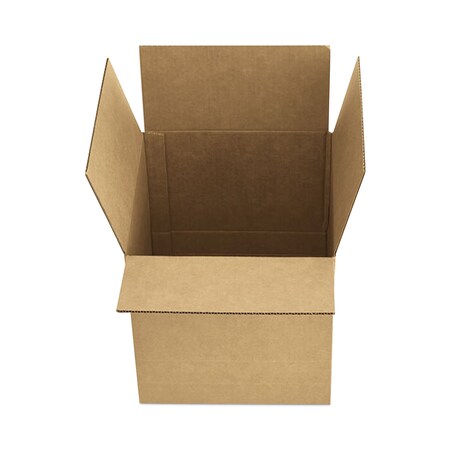 Universal Fixed-Depth Brown Corrugated Shipping Boxes, RSC, Small, 6"x8 ...