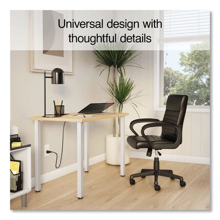 Union & Scale Desks, 23.82" D X 29.53" H, Natural Wood/Silver, 42" W X ...