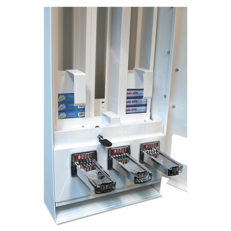 Vend-Rite Coin-Operated Soap Vender, 3-Column, 16.25" x 37.75" x 9.5 ...