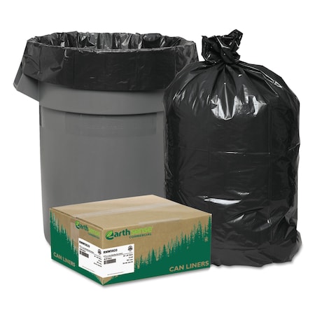 Earthsense Commercial 60 gal Trash Bags, 38 in x 58 in, Super Extra ...