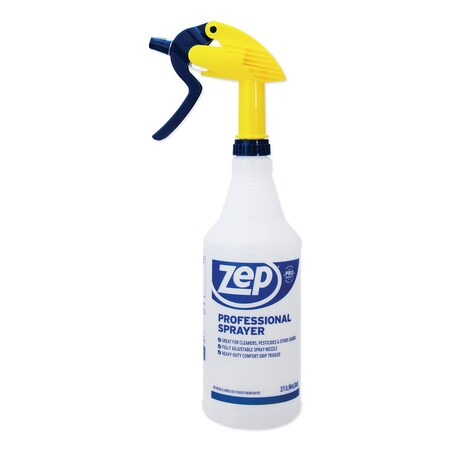 Zep Professional Spray Bottle, 32 oz, Blue/Gold/Clear, PK36 PK HDPRO36 ...