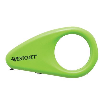 Westcott Compact Safety Ceramic Blade Box Cutter, 2.25", Fixed Blade ...