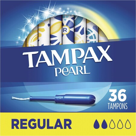 Tampax Pearl Tampons, Regular, PK432 71127 | Zoro
