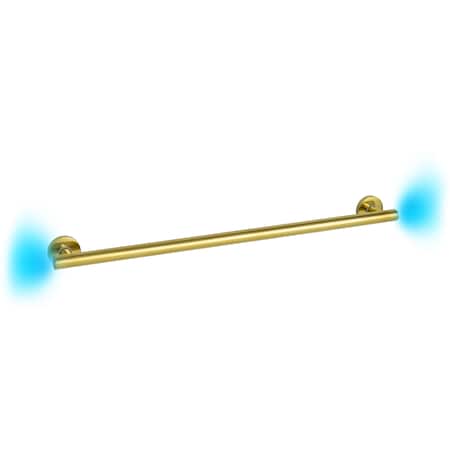 Evekare 36" L, Concealed, 304 Stainless Steel, 36" LED Nightlight Grab ...