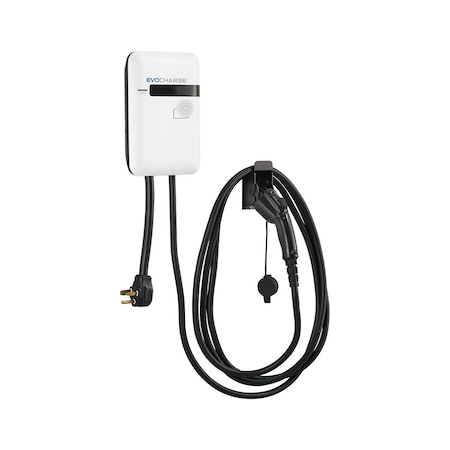 Evocharge iEVSE Plus No Cable Mgmt Wall Mounted w 18' Cable, Open ...