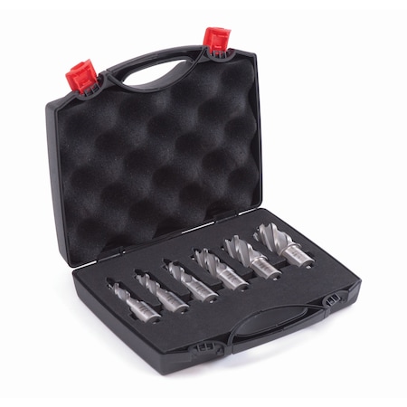 Evolution 6pc 2" Depth Annular TCT Mag Drill Cutter Set 11/16" To 1" A ...