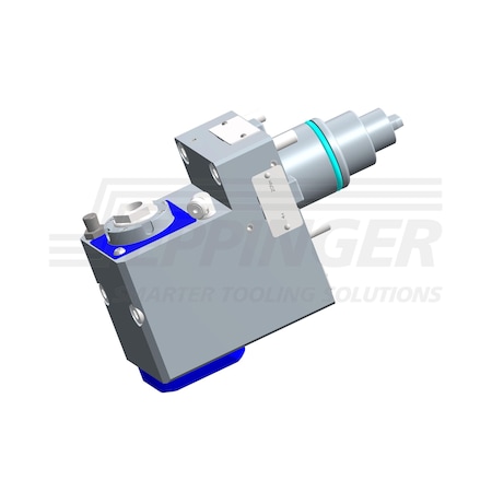 Eppinger BMT45, Drilling and milling head, angular, right hand, offset ...