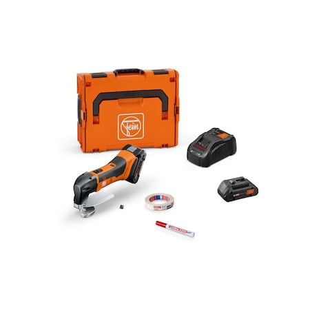 Fein ABLS 18 1.6 E AS Cordless Sheet Metal Shears Set for up to 16 ...