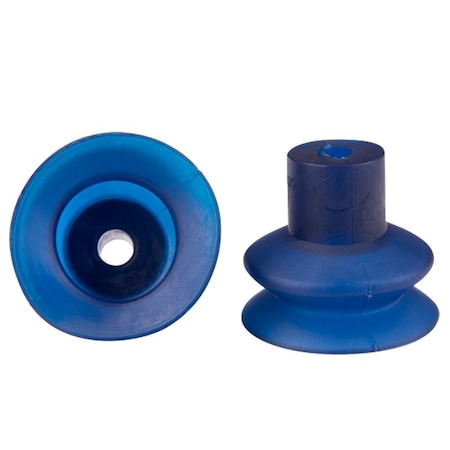 Fipa Bellows vacuum cup diam. 35 mm, Vinyl blue 23.035.111.V | Zoro