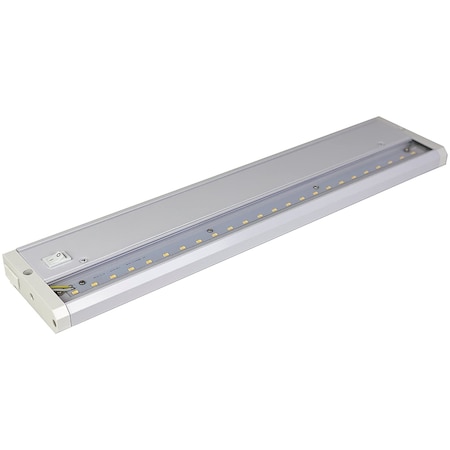 Agilux 18in LED Under Cabinet Task Light, Direct Wire Switch Dimmable ...