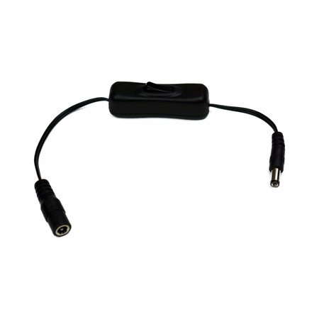 Agilux LED Inline On/Off Rocker Switch Cable DC (5.5 x 2.1mm) Male to ...