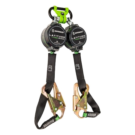 Safewaze Latitude Pro 7' Tie-Back Dual Web SRL: 1014 BWB, 20" Tie-back ...