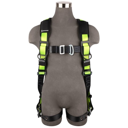 Safewaze PRO Full Body Harness: 1D, MB Chest, FD, TB Legs, L/XL FS185 ...