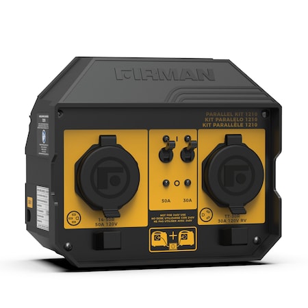 Firman Portable Generator Parallel Kit, 6,000 W Rated, 120V AC, 50 A/30 ...