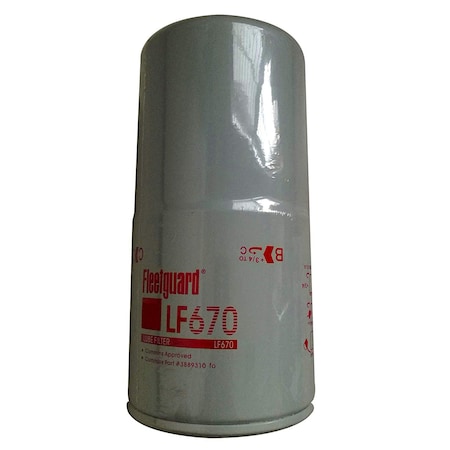 Fleetguard Oil Filter, LF670 LF670 | Zoro