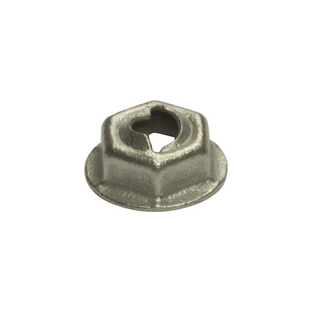 Heritage Industrial Self Threading Lock Nut, Spring Steel, Zinc Plated ...