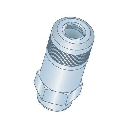 Alemite Coupler, Hydraulic Standard, 1/8-27NPTF A6304-B | Zoro