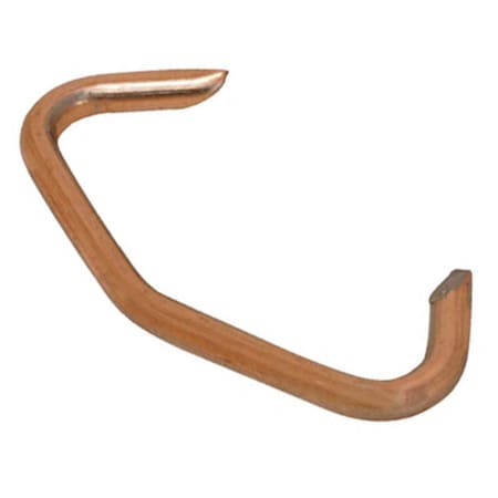 G.L. HUYETT x 1-5/32 in Hog Ring Staples : 12.5 ga Copper Plated Steel ...
